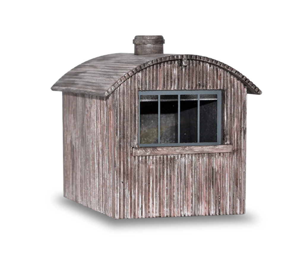16MM Corrugated Iron Hut – Brunel Models